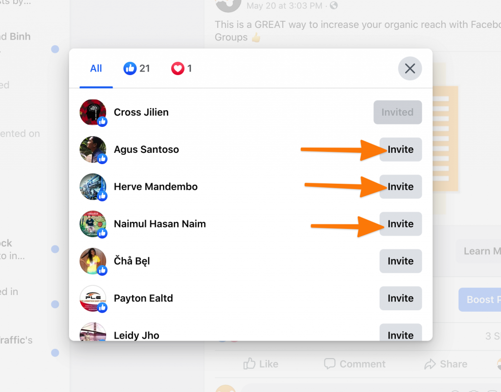 How To Invite People To Like Your Facebook Page FPTraffic